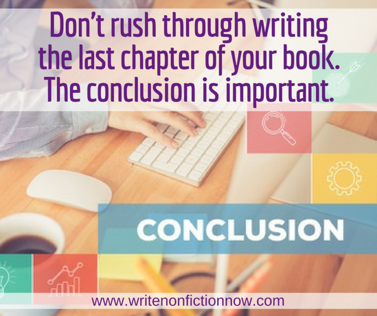 Writing the Perfect Conclusion for your Nonfiction Book - Write ...