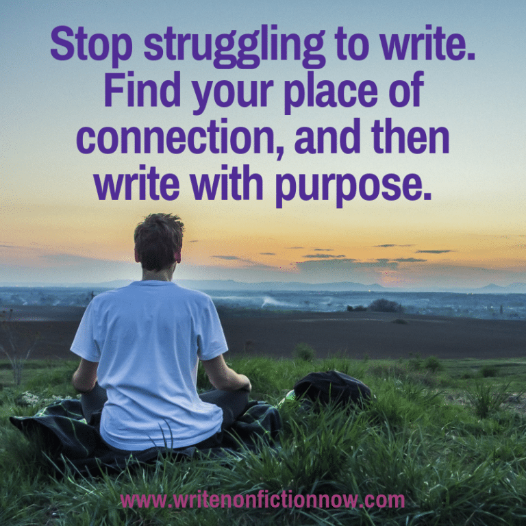How to Stop Struggling to Write - Write Nonfiction NOW!