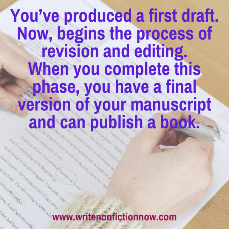 How to Revise and Edit the First Draft of a Nonfiction Book - Write ...