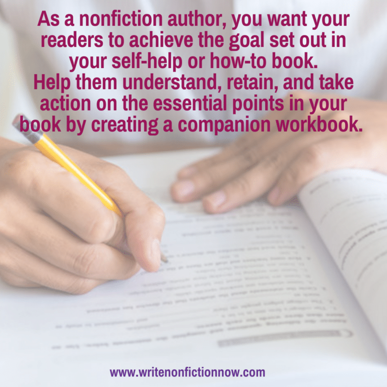 How to Develop Content for a Workbook Based on Your Nonfiction Book ...